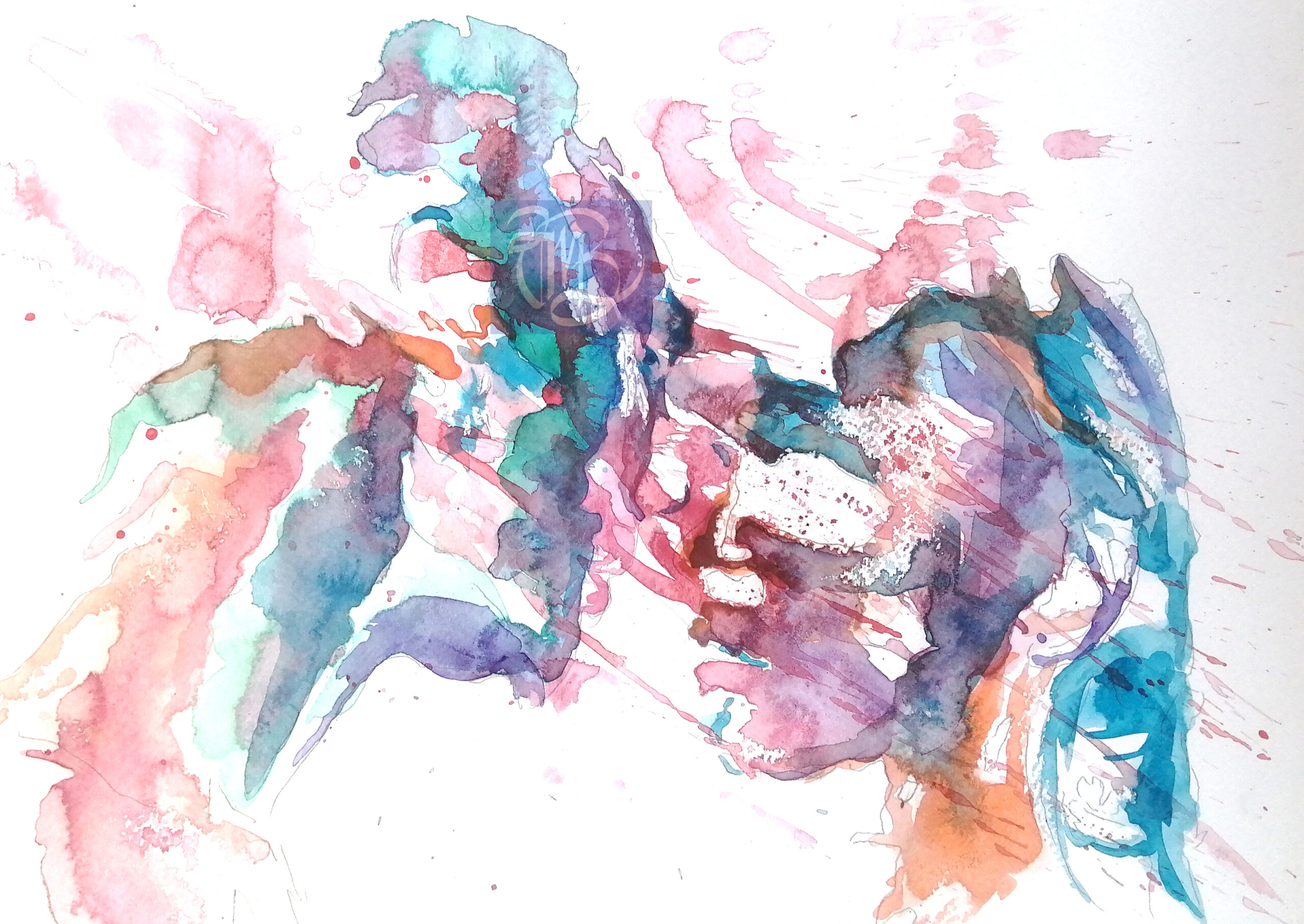 Affection - Paintings - Mario Bazel Art